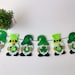 St Patrick's Gnome Felt Garland, St Patricks Day Felt Banner, St ...