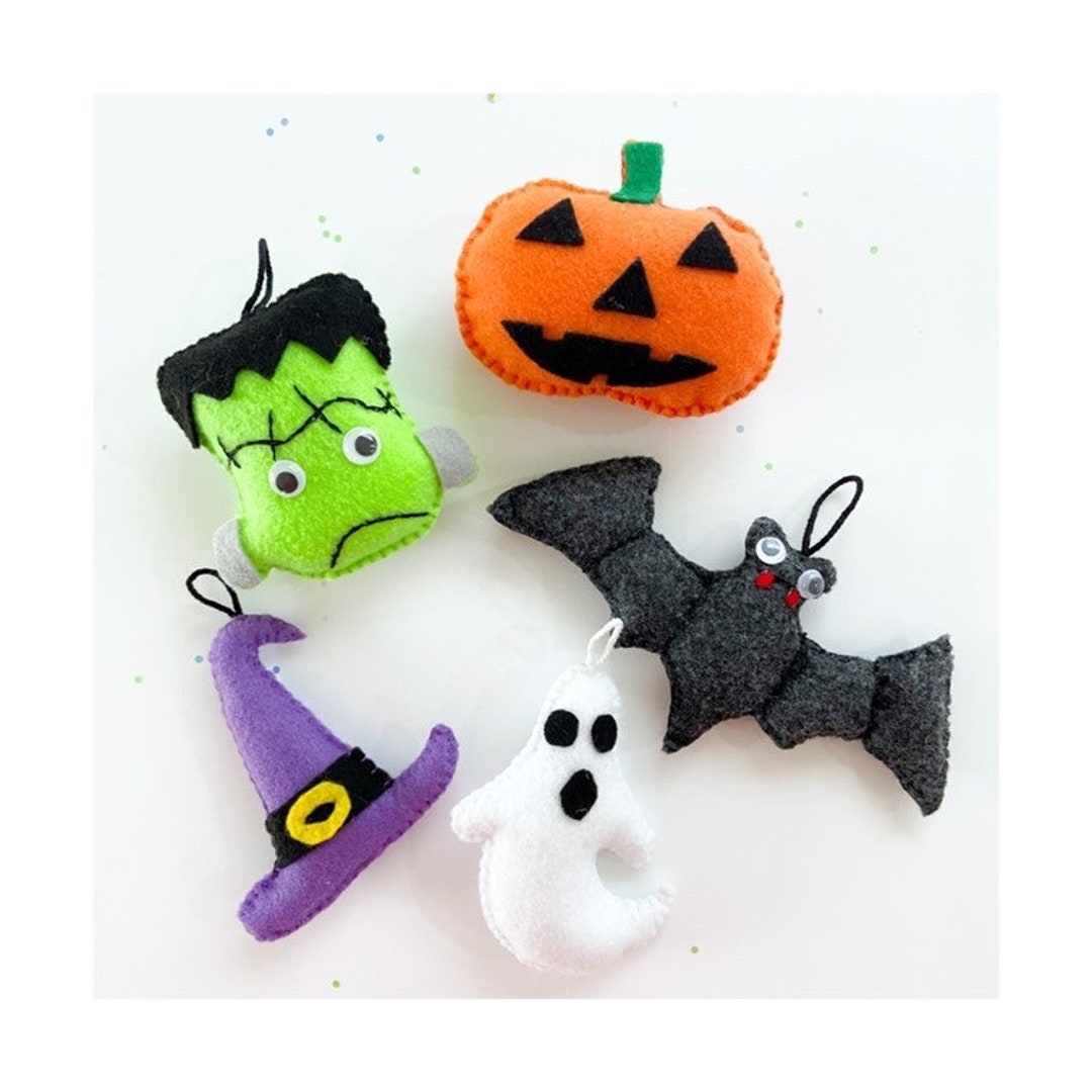 Halloween Felt Ornaments, Halloween Party Decorations, Halloween Tree ...