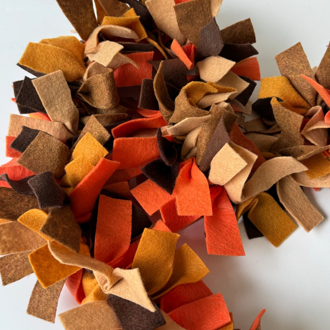 Fall Felt Strip Garland: Autumn Thanksgiving Mantel Decor (80") - Etsy