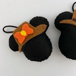 Thanksgiving Mickey Mouse Felt Ornaments, Fall Party Decorations, Fall ...