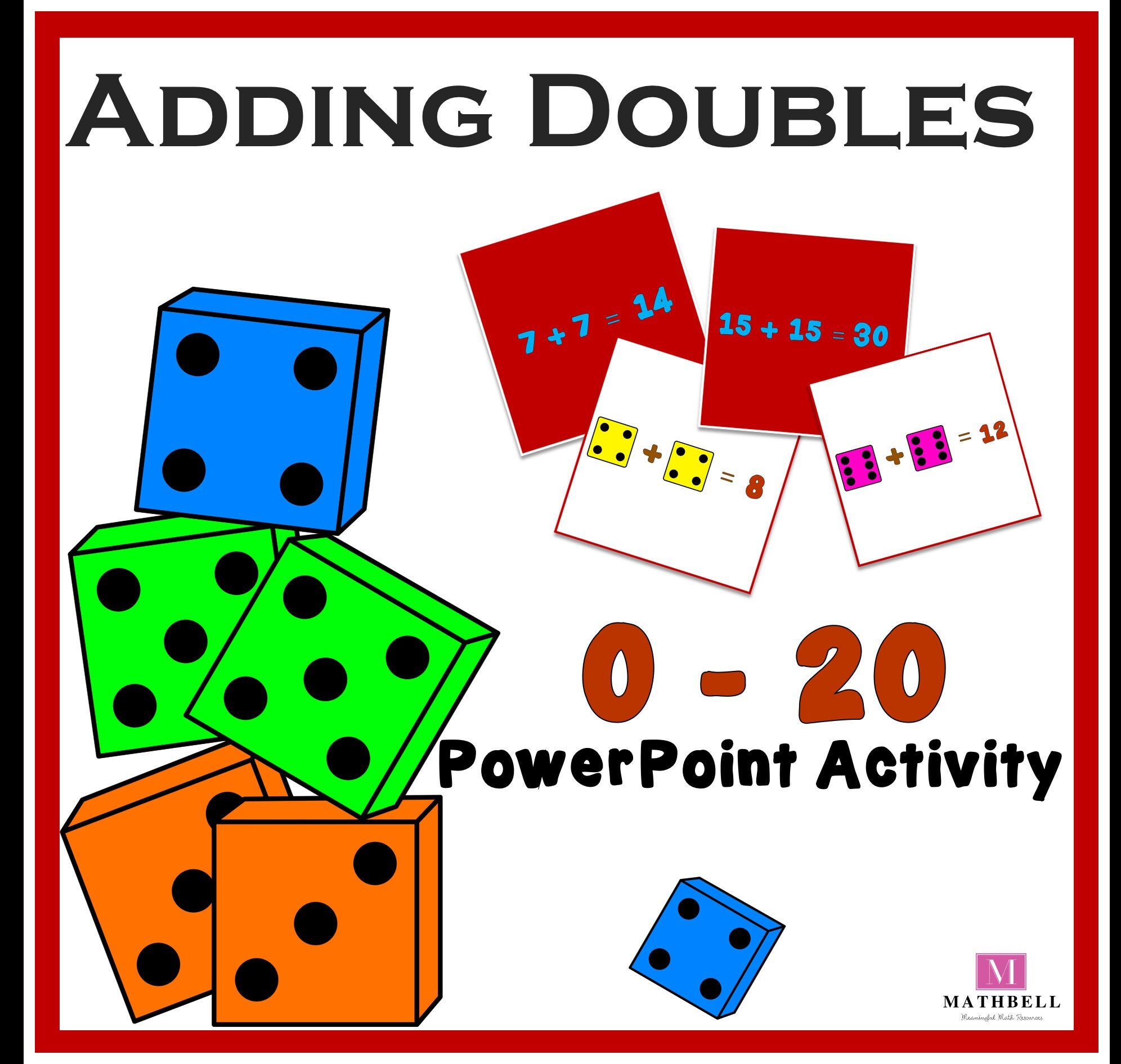 Adding Doubles Powerpoint Activity - Etsy