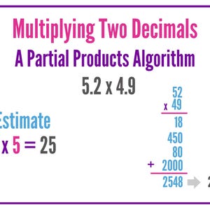 Decimal Operations Anchor Charts - Etsy