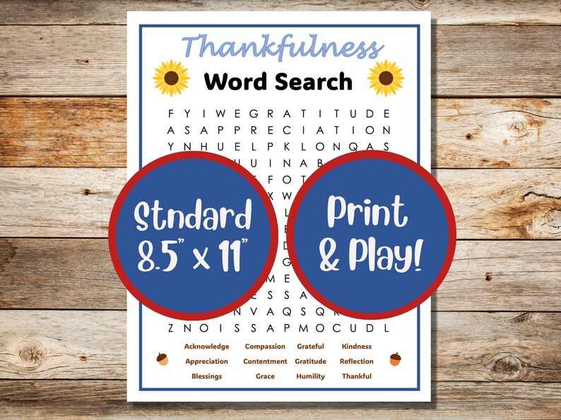 Printable Thanksgiving Word Search With Answers | Thanksgiving Word ...