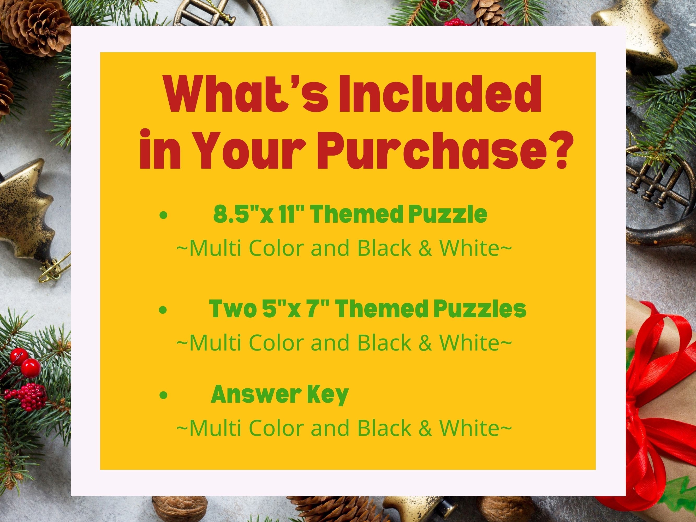 12 Days of Christmas Word Search | Christmas Word Search - Etsy