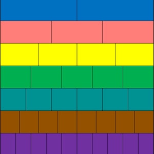 Printable Fraction Strips Kit, Fraction Tiles, Fraction Bars, Math ...