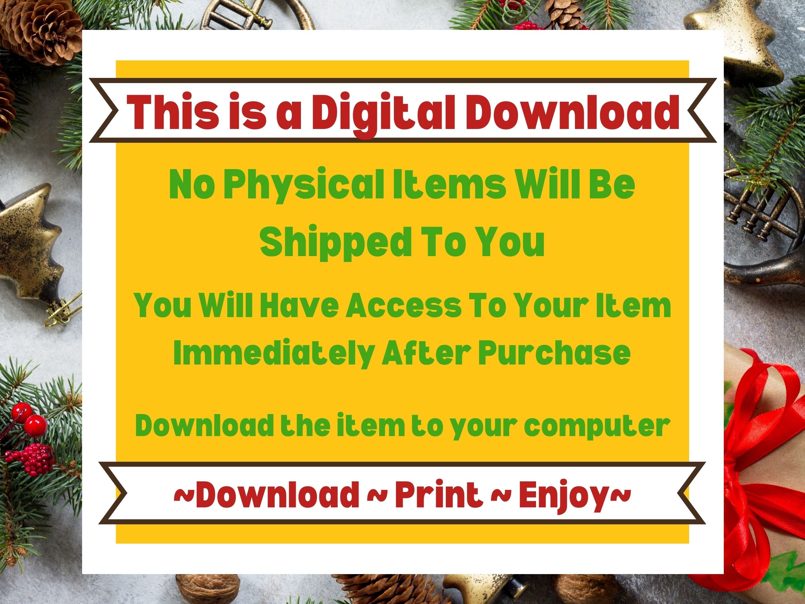 12 Days of Christmas Word Search Christmas Word Search - Etsy