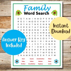 Printable Thanksgiving Word Search With Answers | Thanksgiving Word ...