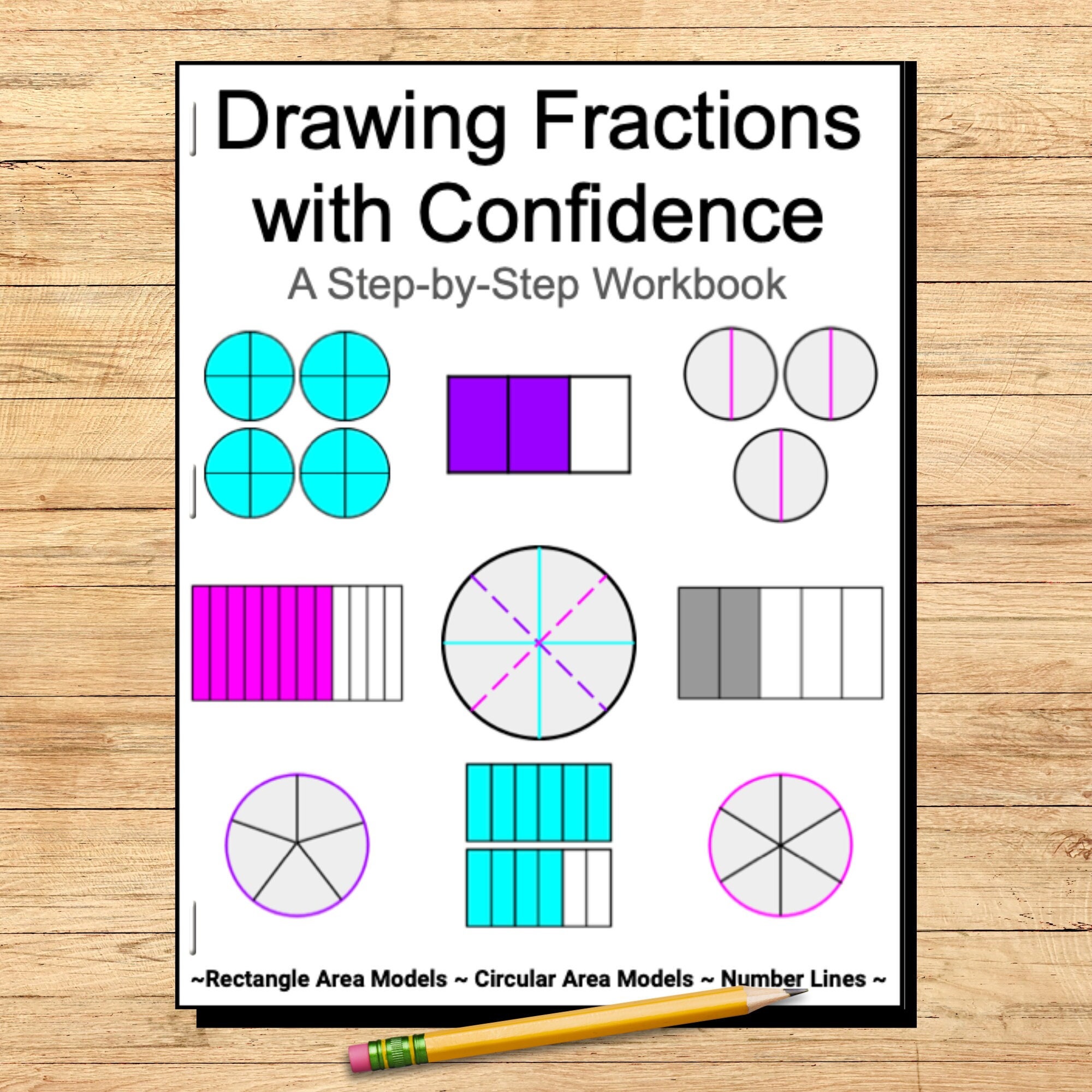 Drawing Fractions With Confidence: A Step-by-step Workbook - Etsy