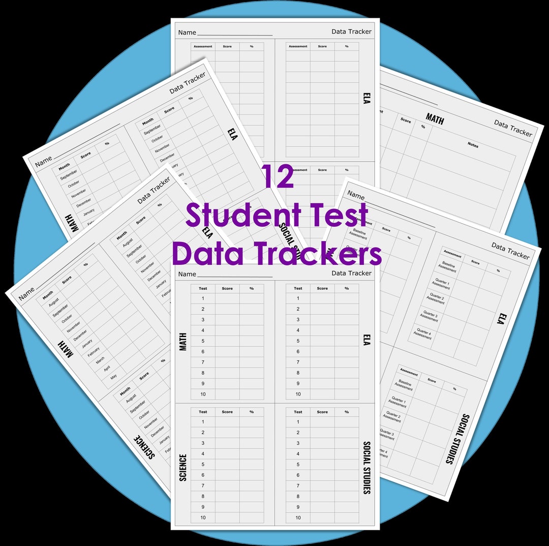 Student Test Data Tracker - Etsy