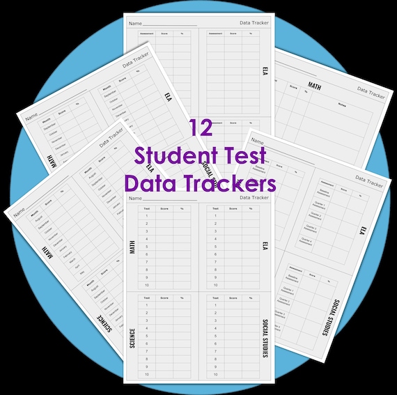 Student Test Data Tracker - Etsy