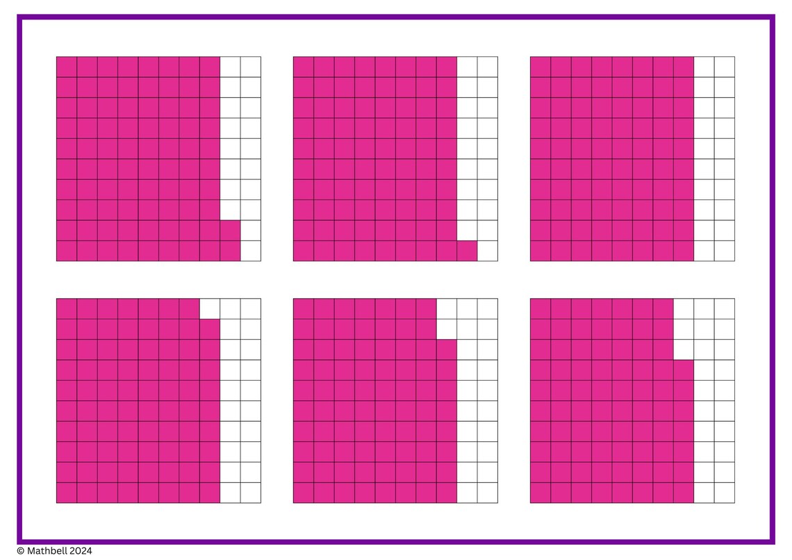 Decimal Tools Tenths and Hundredths Grids, Base-ten Blocks, & Place ...
