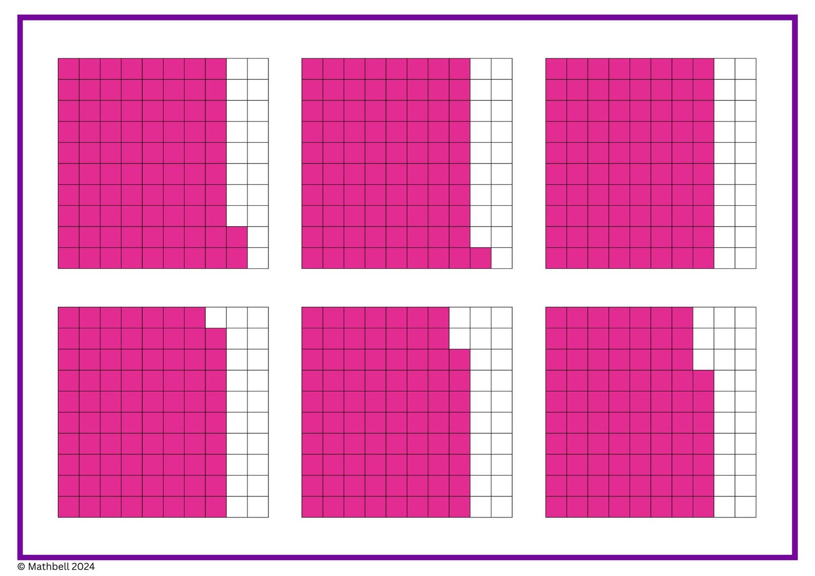 Decimal Tools Tenths and Hundredths Grids, Base-ten Blocks, & Place ...