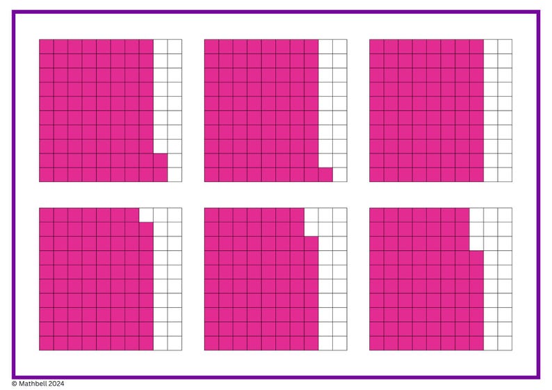 Decimal Tools Tenths and Hundredths Grids, Base-ten Blocks, & Place ...