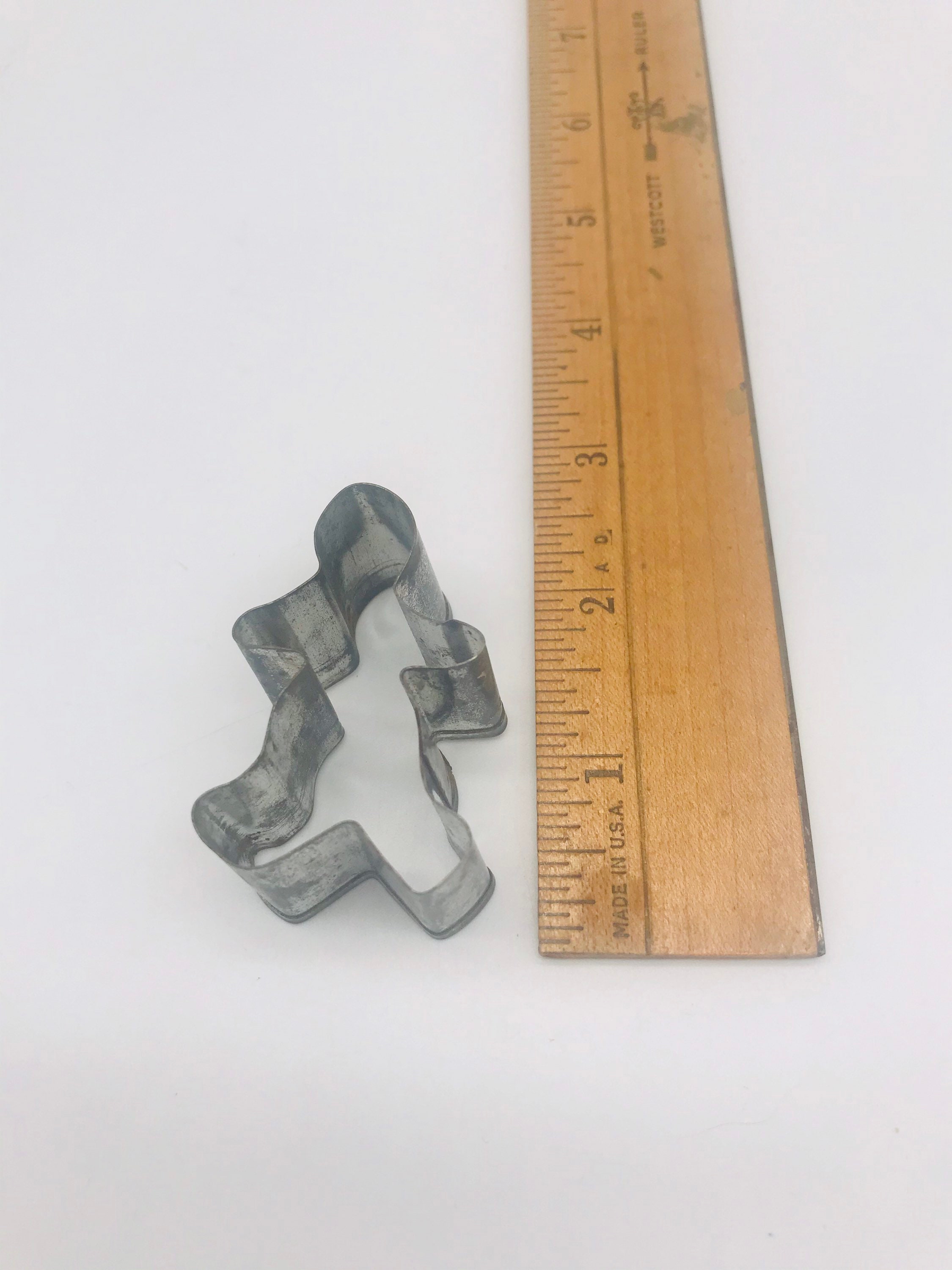 Vintage Gingerbread Man Shaped Cookie Cutter Farmhouse | Etsy