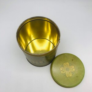 Vintage Tea Tin Green Tin Kitchen Decor - Etsy