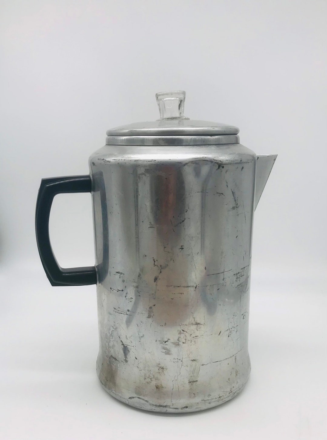 Vintage Aluminum / Coffee Pot / Rustic Coffee Pot / Primitive - Etsy