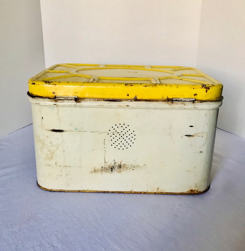 Vintage 1950s Bread Box Food Storage Farmhouse Kitchen - Etsy