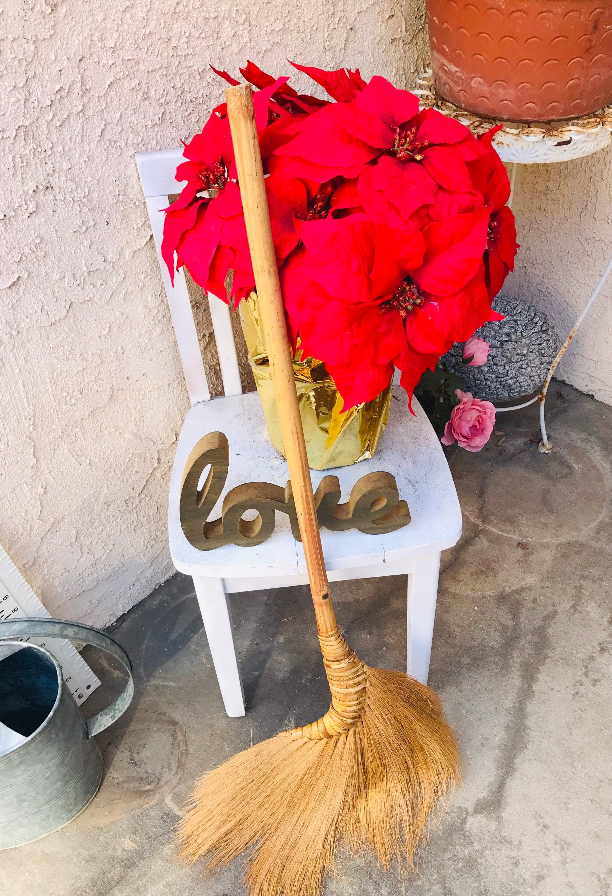 Primitive Whisk Broom With Wooden Handle Antique Fireplace - Etsy UK