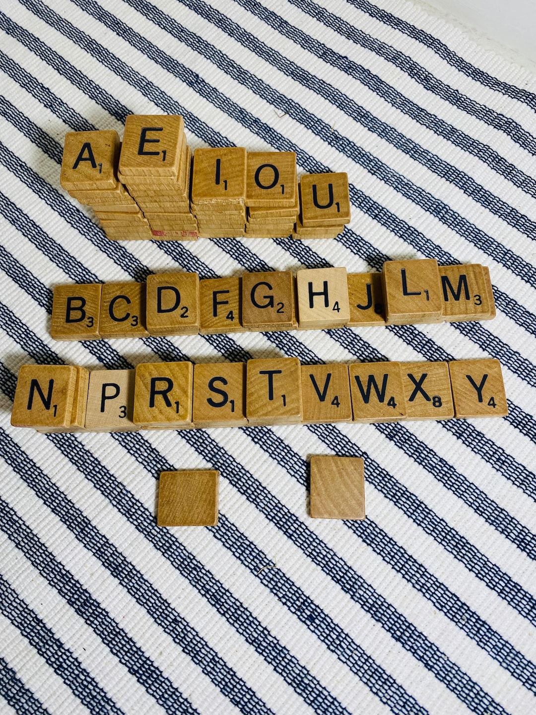 Extra Scrabble Letter Tiles, Vintage Scrabble Letters, Scrabbles Tiles ...