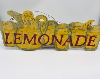 Lemonade Sign, Lemonade Stand Sign, Custom Lemonade Sign, Wood Lemonade ...