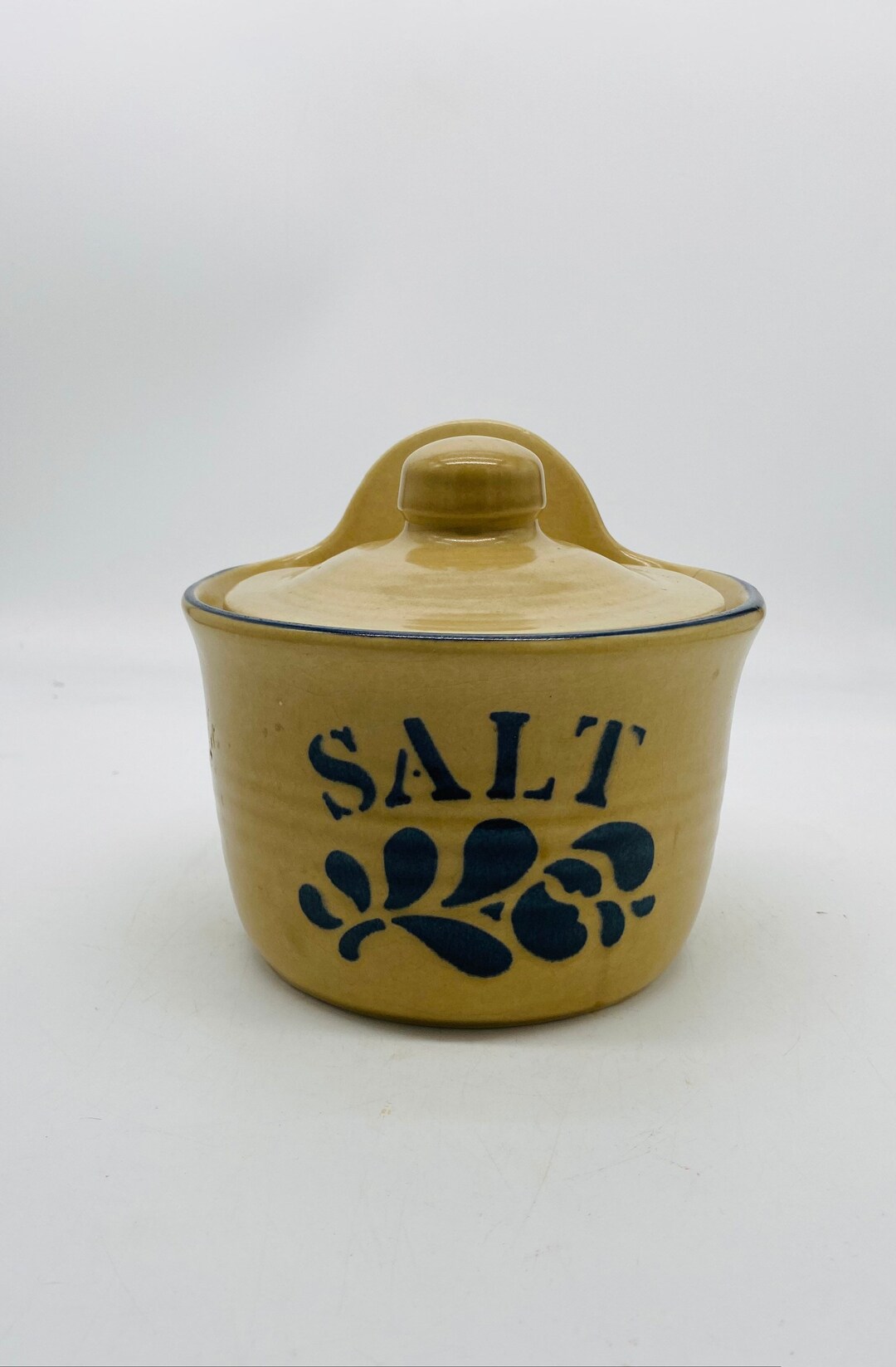 Vintage Stoneware Salt Box, Storage Box, 1960s, Vintage Salt Box ...