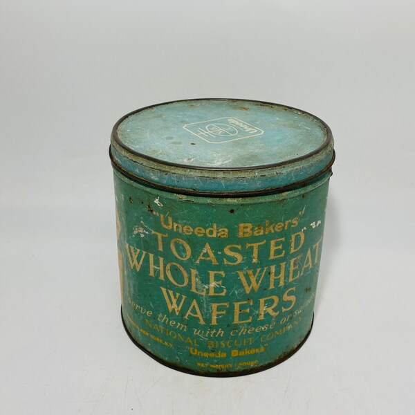 Round Vintage Tin - Etsy