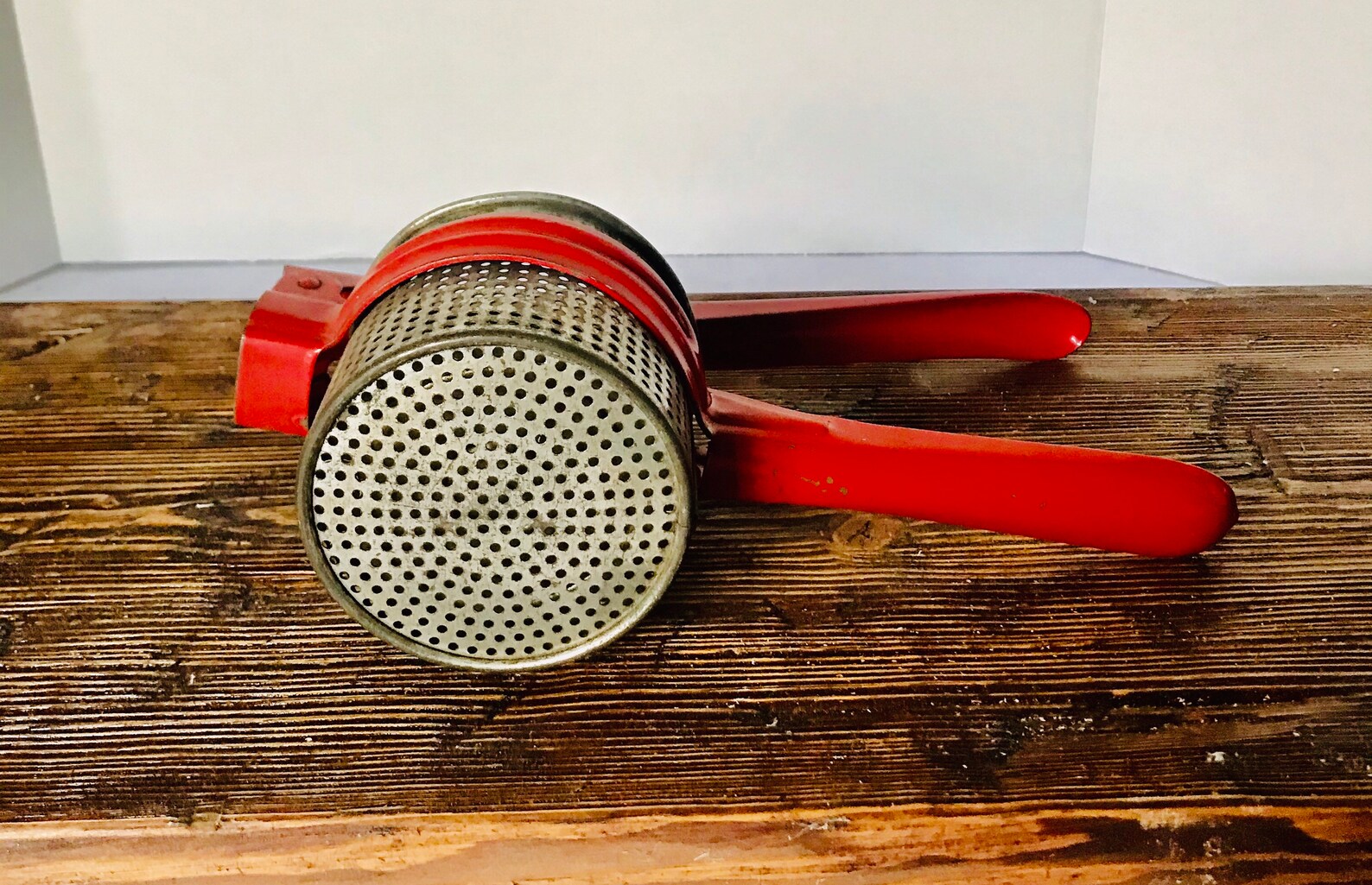 Vintage Red Handle Bean Masher Vintage Red Handle Potato - Etsy