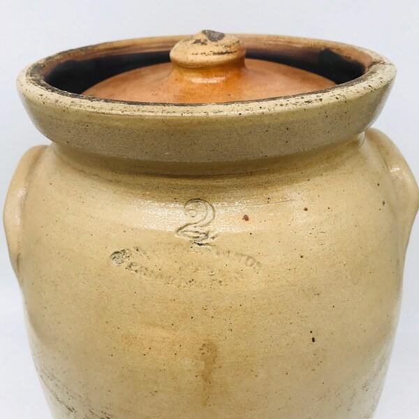 Large Antique Crock - Etsy