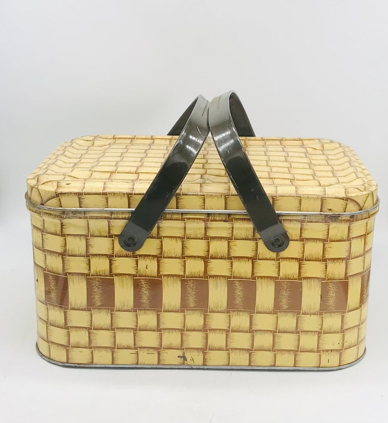 Vintage 1950s Bread Box Food Storage Farmhouse Kitchen - Etsy