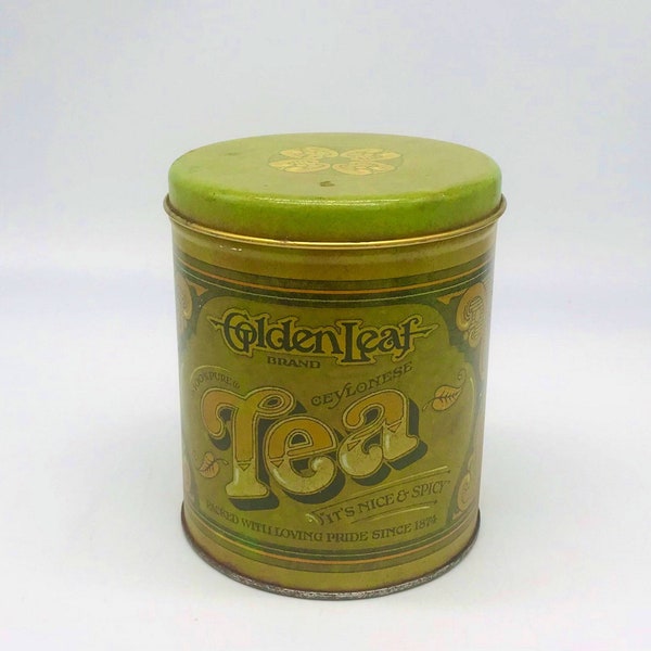 Green Tin - Etsy