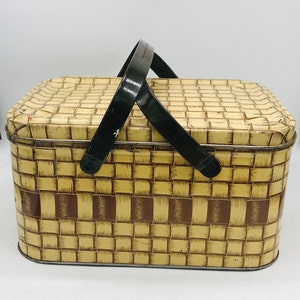 Vintage 1950s Bread Box Food Storage Farmhouse Kitchen - Etsy