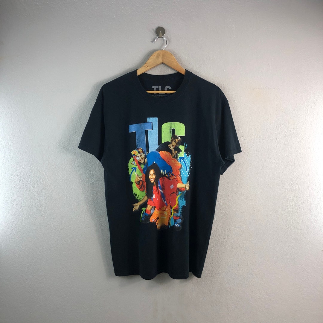 Vintage TLC Rhythm Blues Hip Hop Girl Music Artist Group Rap R&B T-boz ...