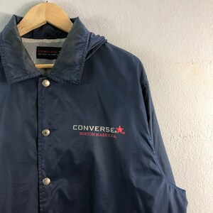Vintage 90s Converse Boston Mass Usa Light Coach Varsity Style Hoddie ...