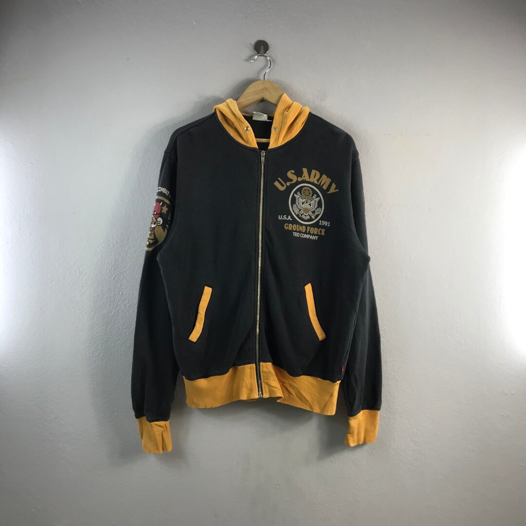 Vintage Ted Company Ground Force Us Army Style Script Japanese Brand ...