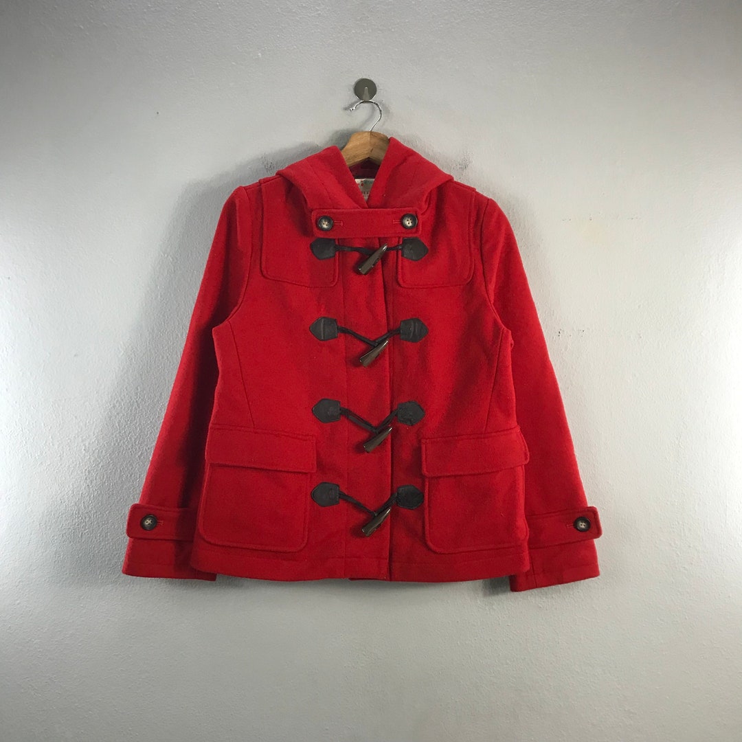Vintage Beams Heart Japan Womens Style Duffle Coat Casual Japanese ...