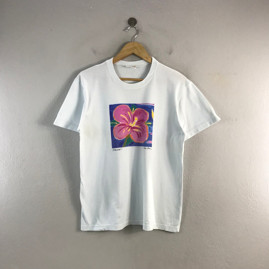 Vintage Ken Done Australia Art Painting Flower Design Artist Hawaii ...