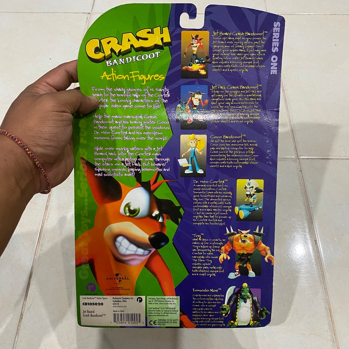 Vintage NOS 1998 Crash Bandicoot Jet Board Universal Studios - Etsy