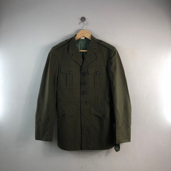 Vintage Us Marine Coat USMC Wool Weather Coat Multipocket - Etsy