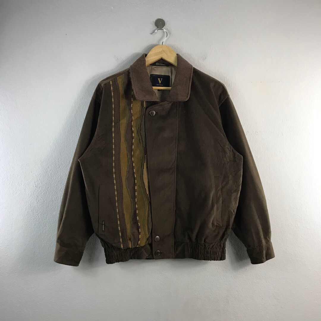 Vintage Calro Valentino Style Design Quilted Japanese Brand Menswear ...