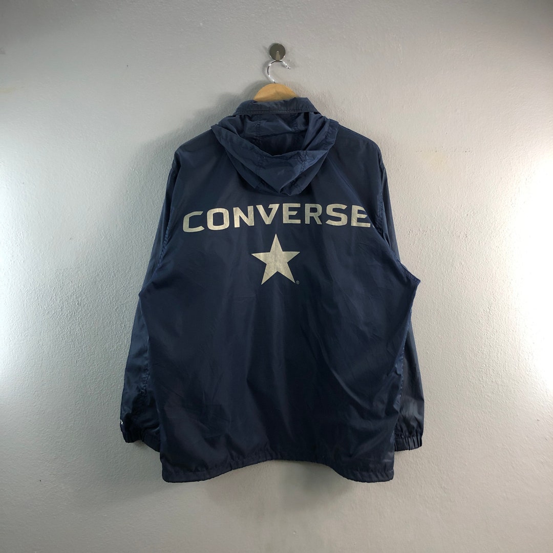 Vintage 90s Converse Boston Mass Usa Light Coach Varsity Style Hoddie ...