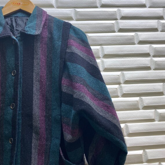 Vintage Baja Wool Native Striped Japanese brand Stree… - Gem