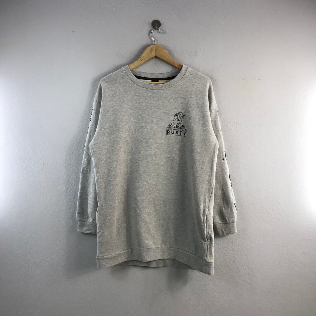 Rusty Surfing Design Hawaii Japanese Brand Casual Streetwear Wear ...