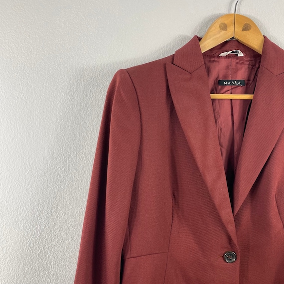 Vintage Maska Made In Italy Wool Double Breast Fashio… - Gem