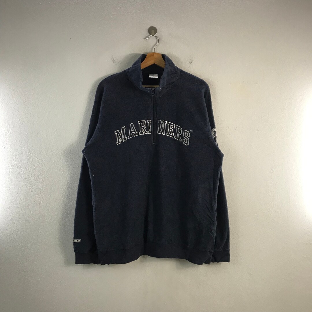 Vintage Seattle Mariners Half Zipper Major League Baseball Team Fleece ...