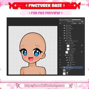 Pngtuber Base , Pngtuber Base for Twitch, Youtube and Discord, DIY ...