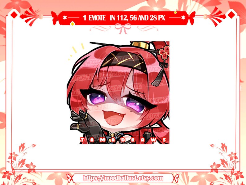 Wuthering Waves Yinlin Emote for Twitch, Discord, Youtube | Instant ...