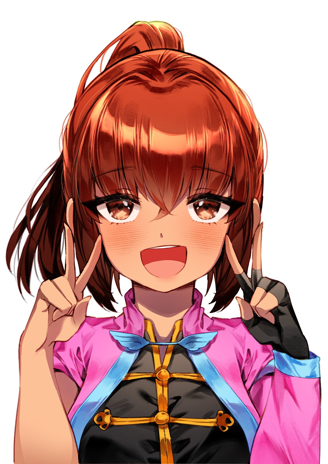 Custom Anime Bust Portrait Commission Digital Art Character - Etsy