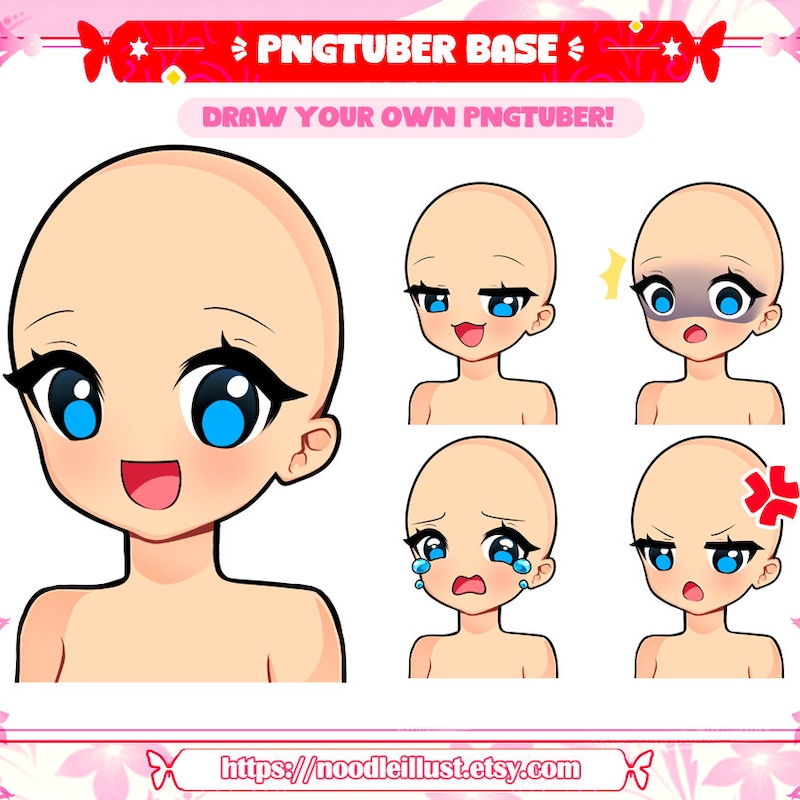 Vtuber Model Base Template - Etsy