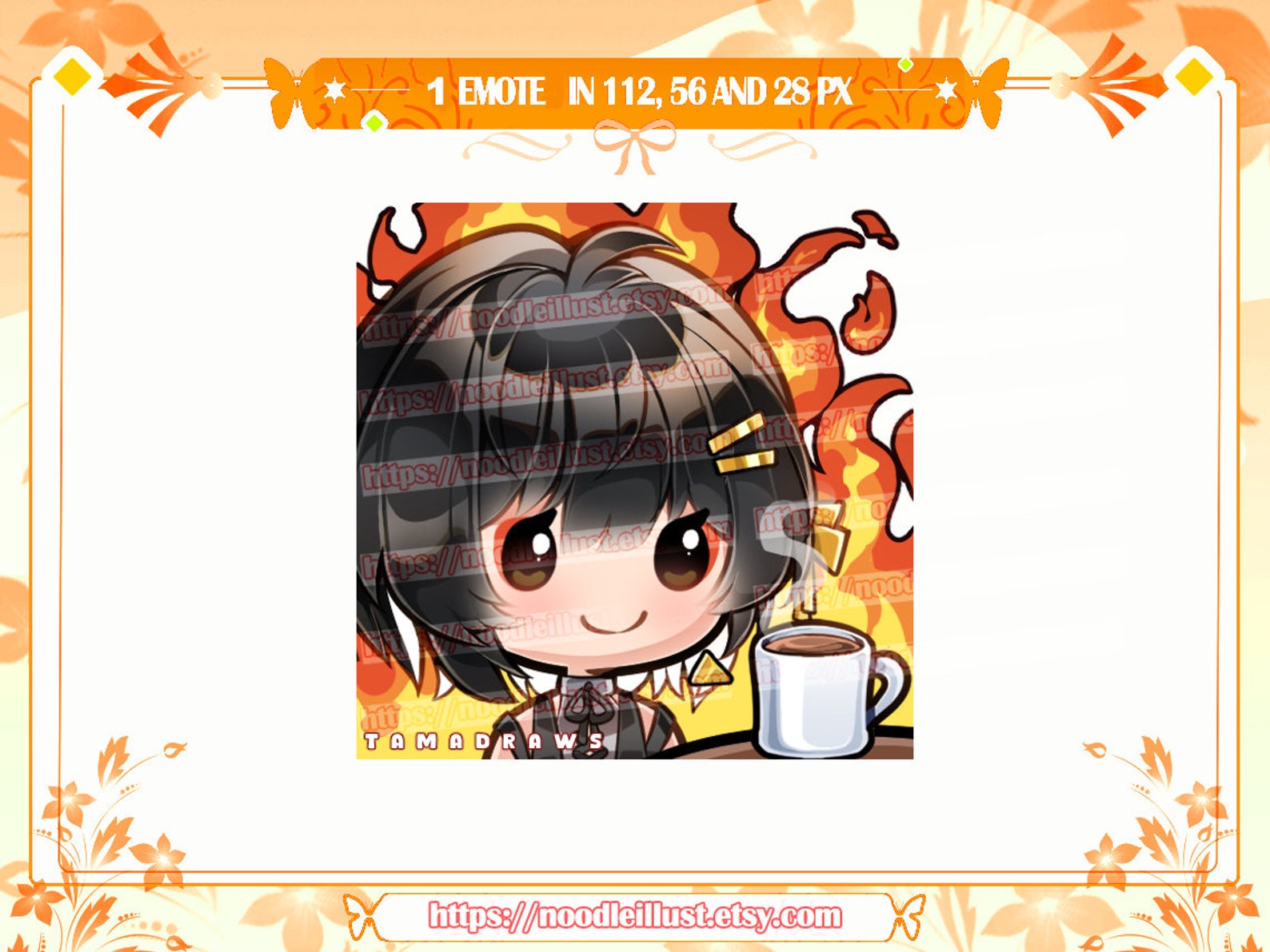 Wuthering Waves Rover This is Fine Emote for Twitch, Discord, Youtube ...