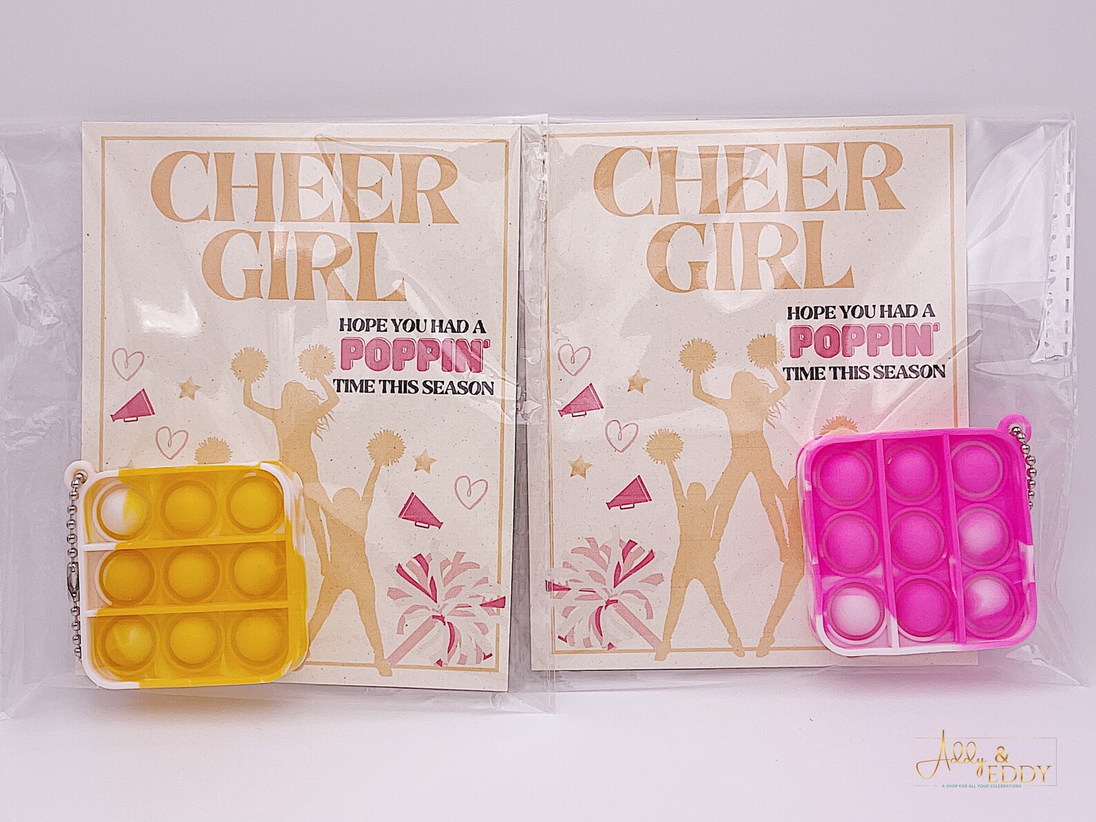 Cheer End of Year Party Favor / Cheer Popit / Cheer Team Party Favor ...